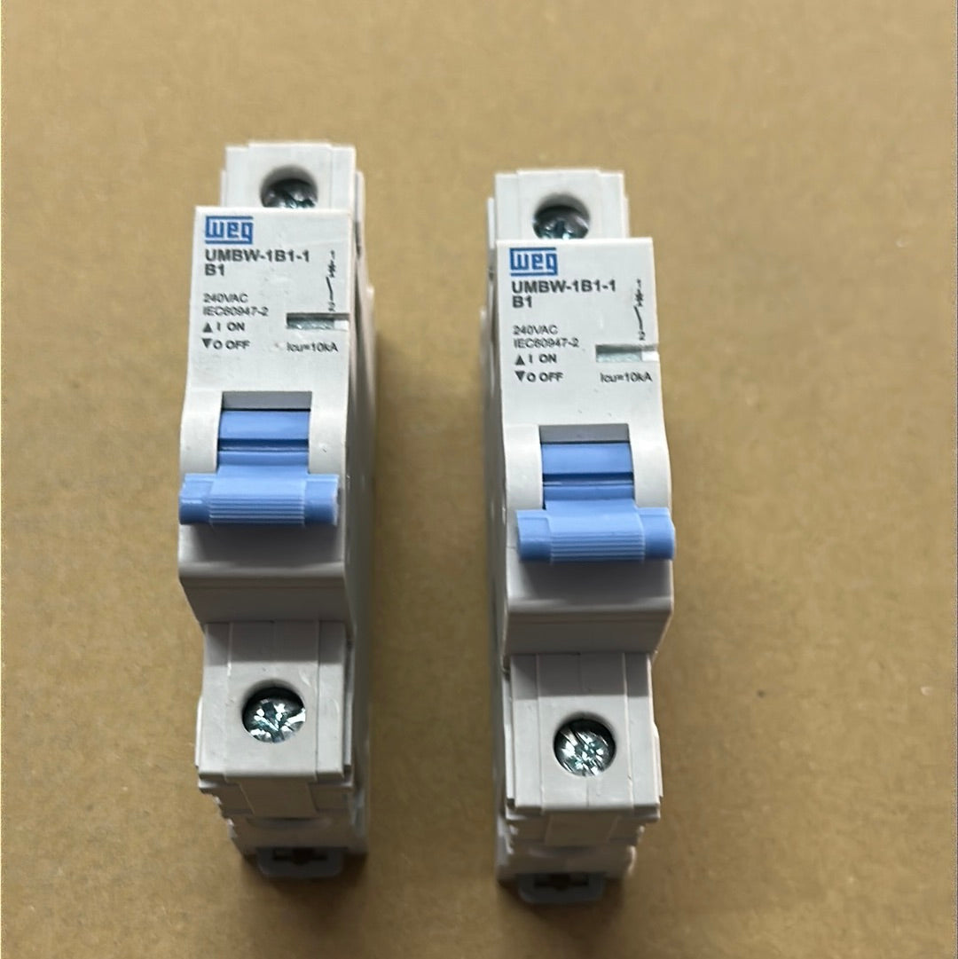 WEG Circuit Breaker 277Vac, 1A, 1 Pole