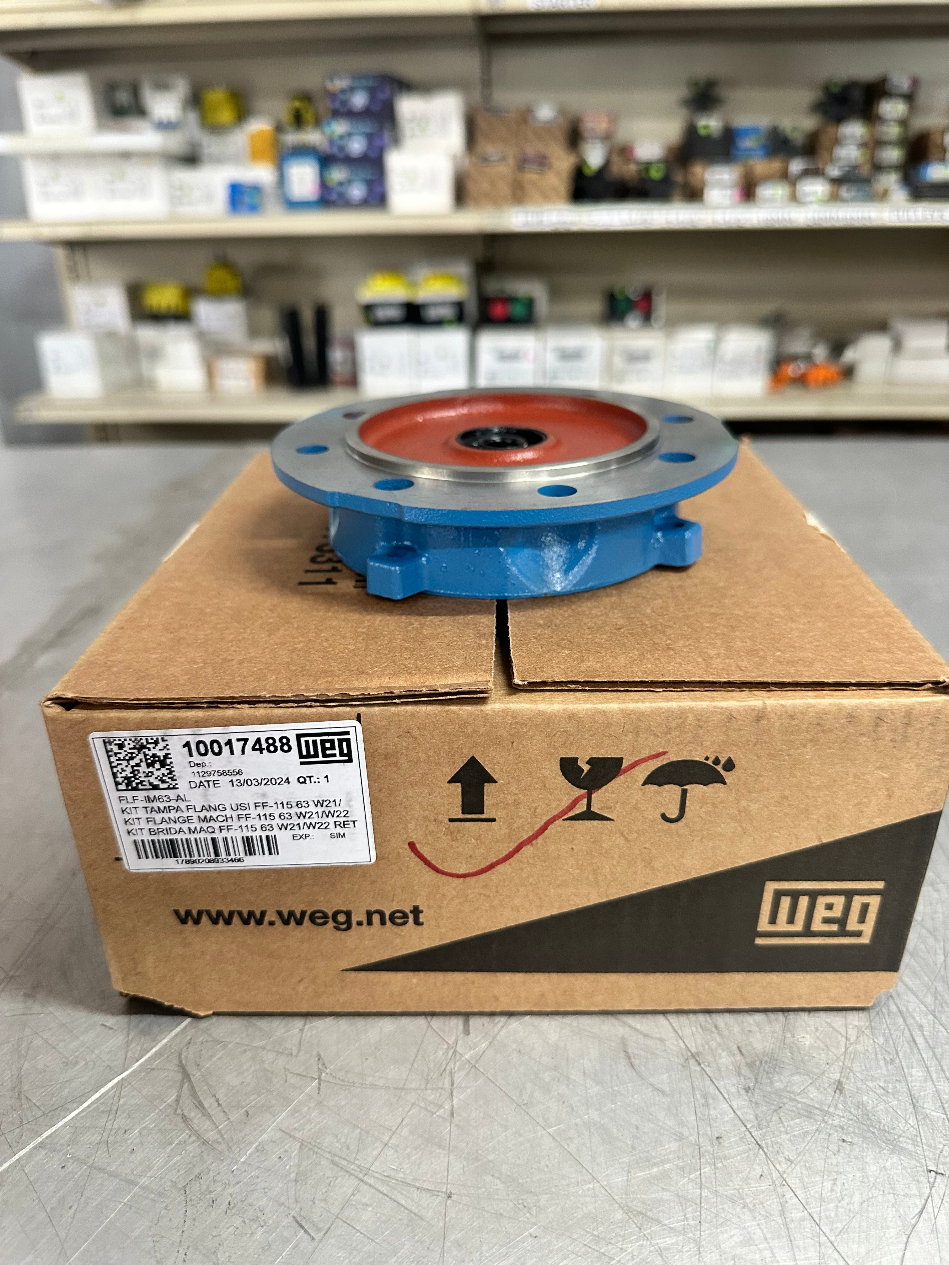 WEG 63 Frame Motor FF Flange Kit W22 (IEC)