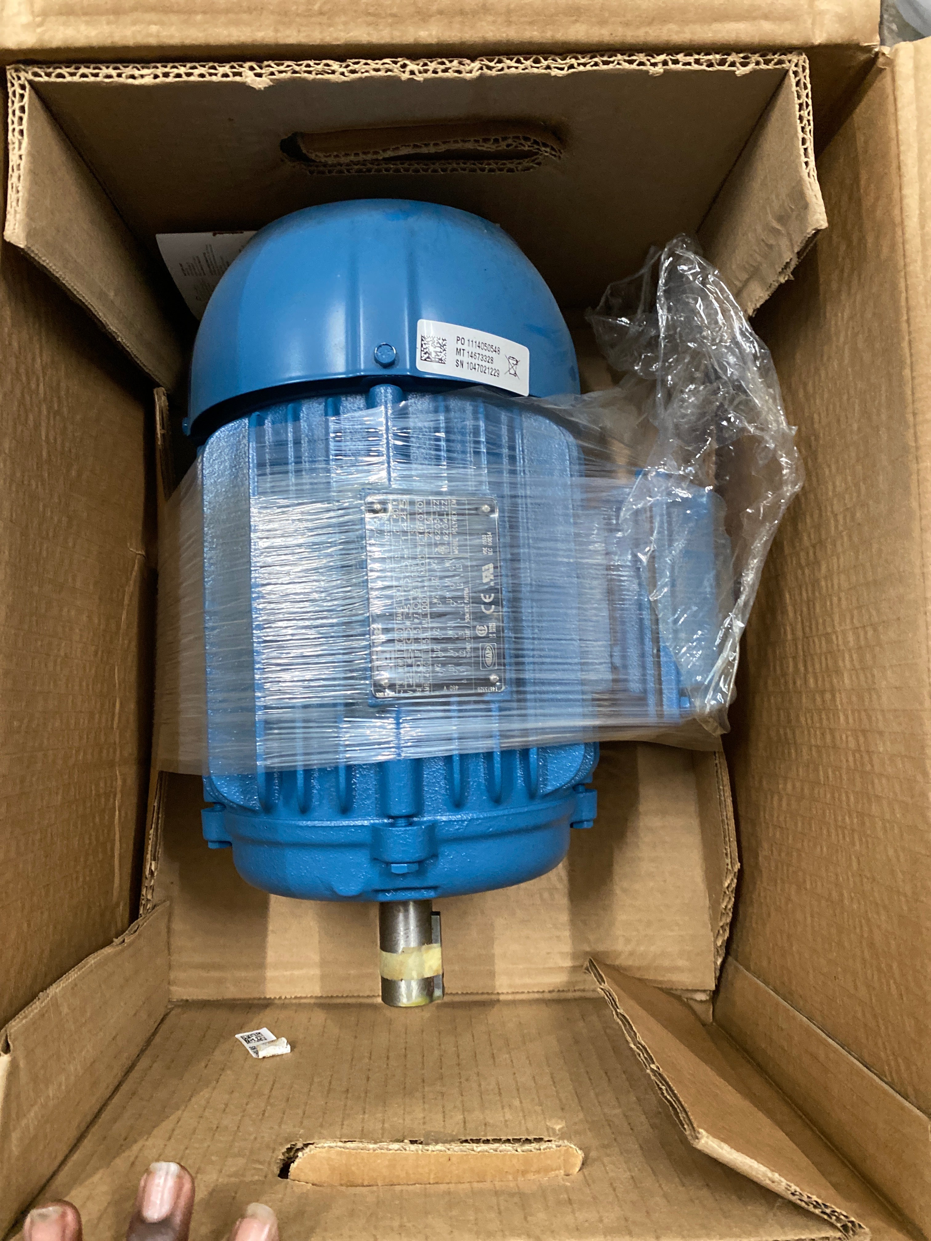 WEG 2HP 1500RPM 90L 460V 3PH 50Hz Cast Iron Motor