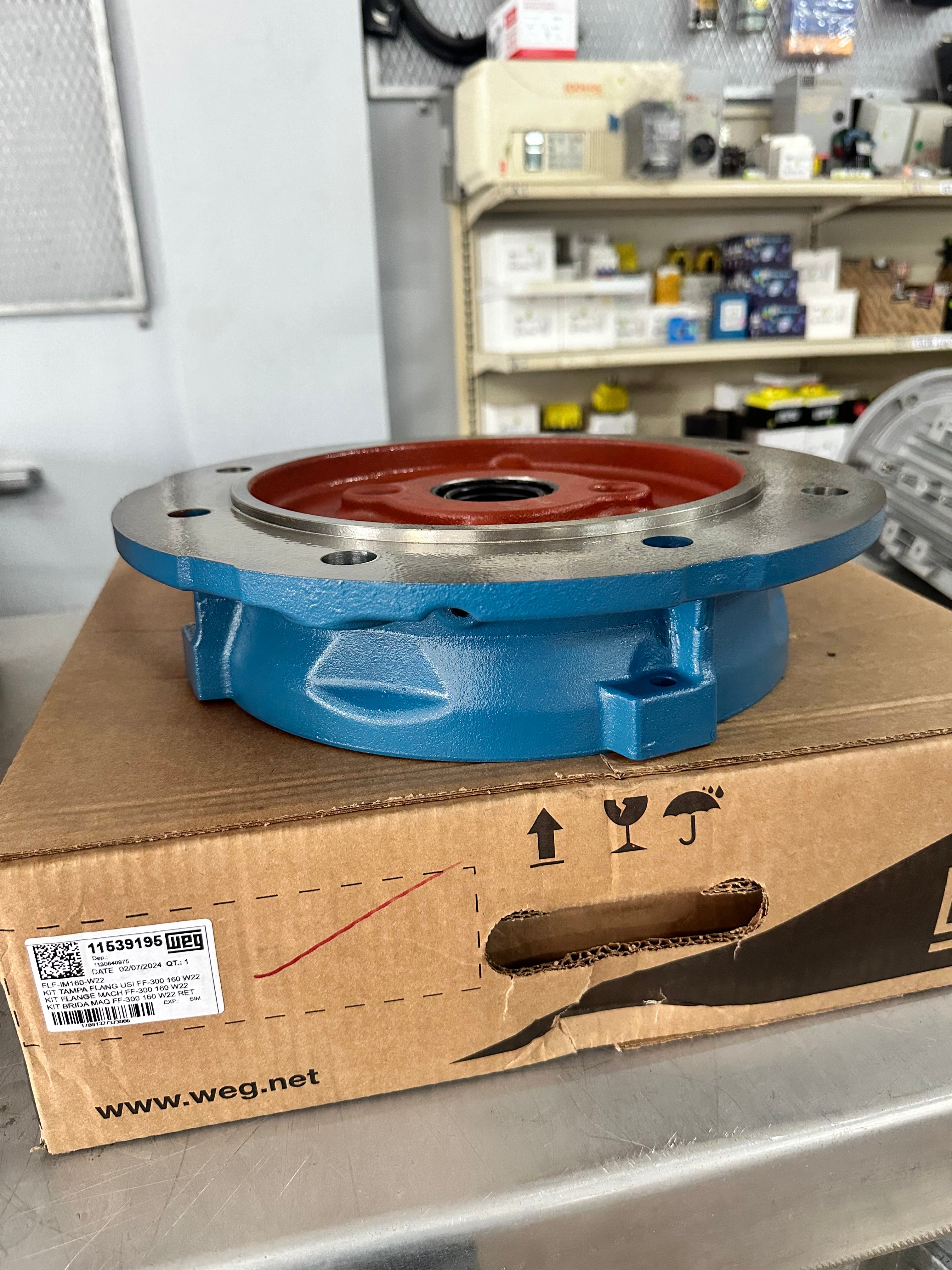 WEG 160 Frame Motor FF Flange Kit W22 (IEC)