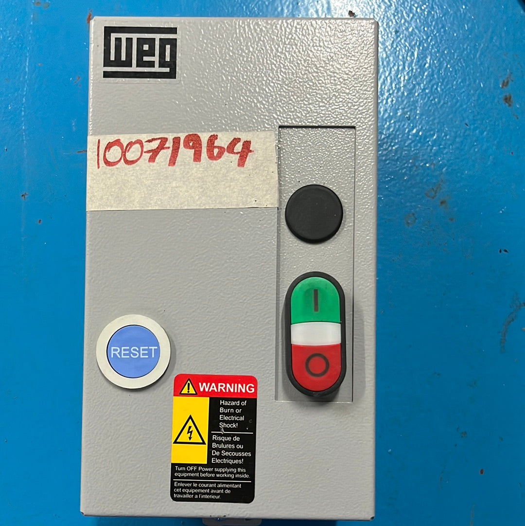 WEG 9A 220V Control 50Hz 3PH ESW-B9V24A-R27 Metal Enclosed Direct On L