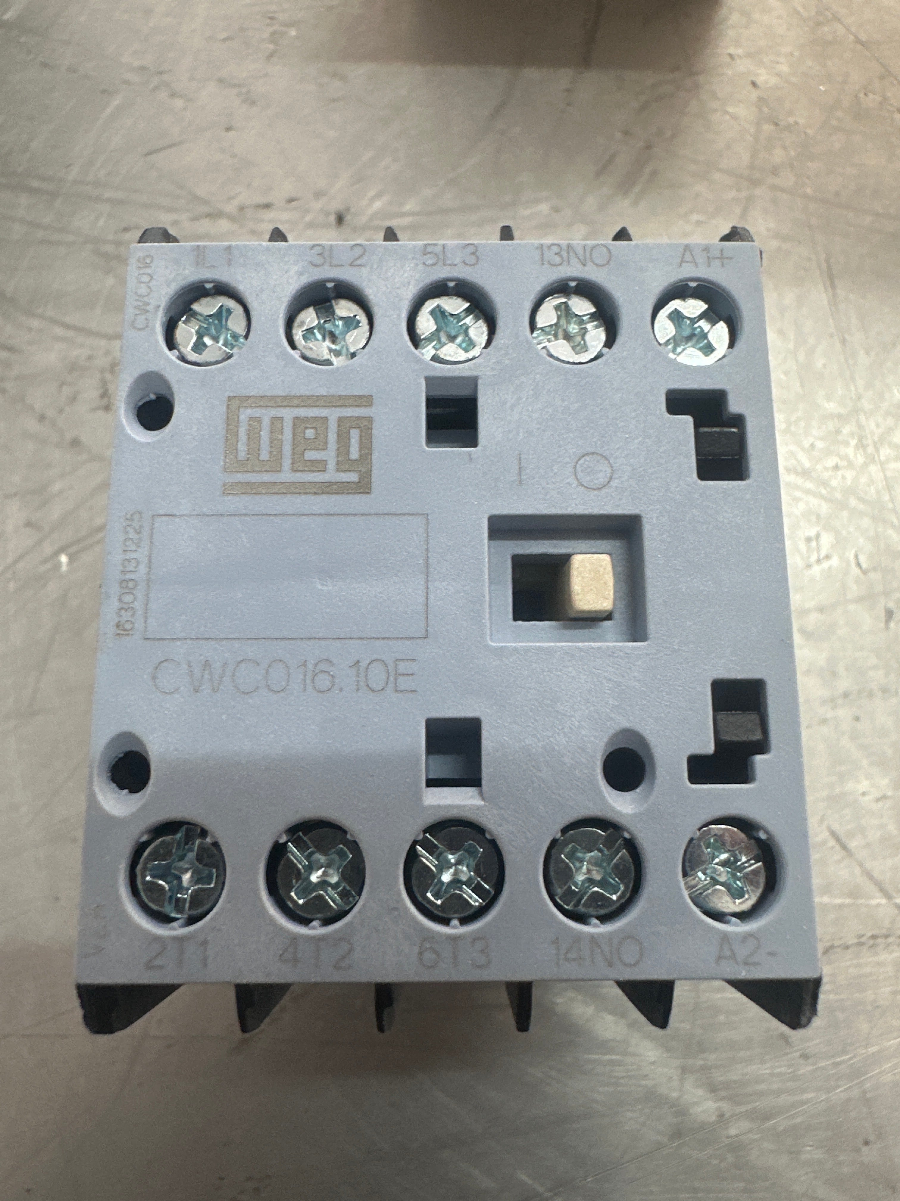 WEG MINICONTACTOR BU CWC016-10-30V18, Rated current 16 A, Control volt