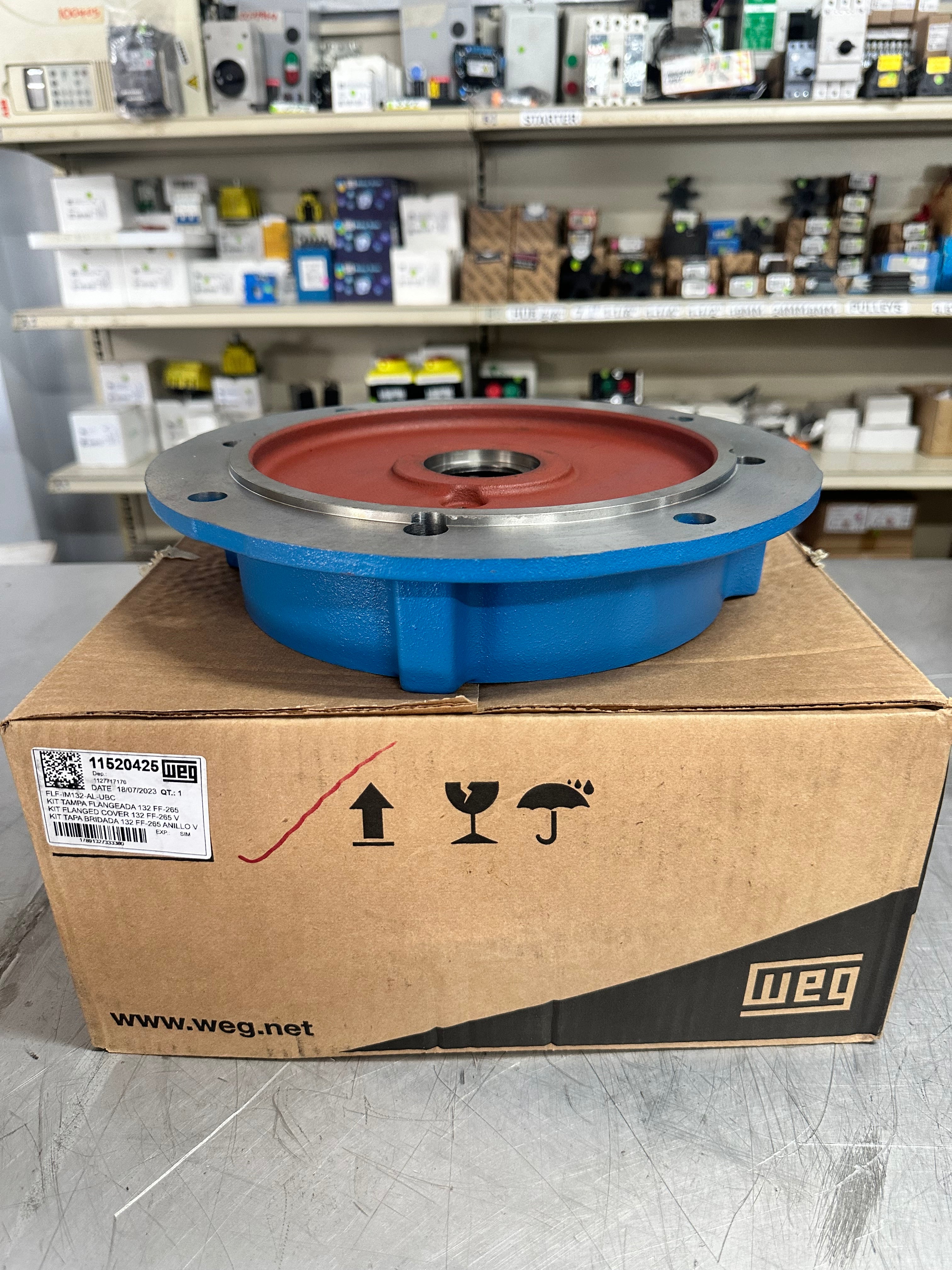 WEG 132 Frame Motor FF Flange Kit W22 (IEC)