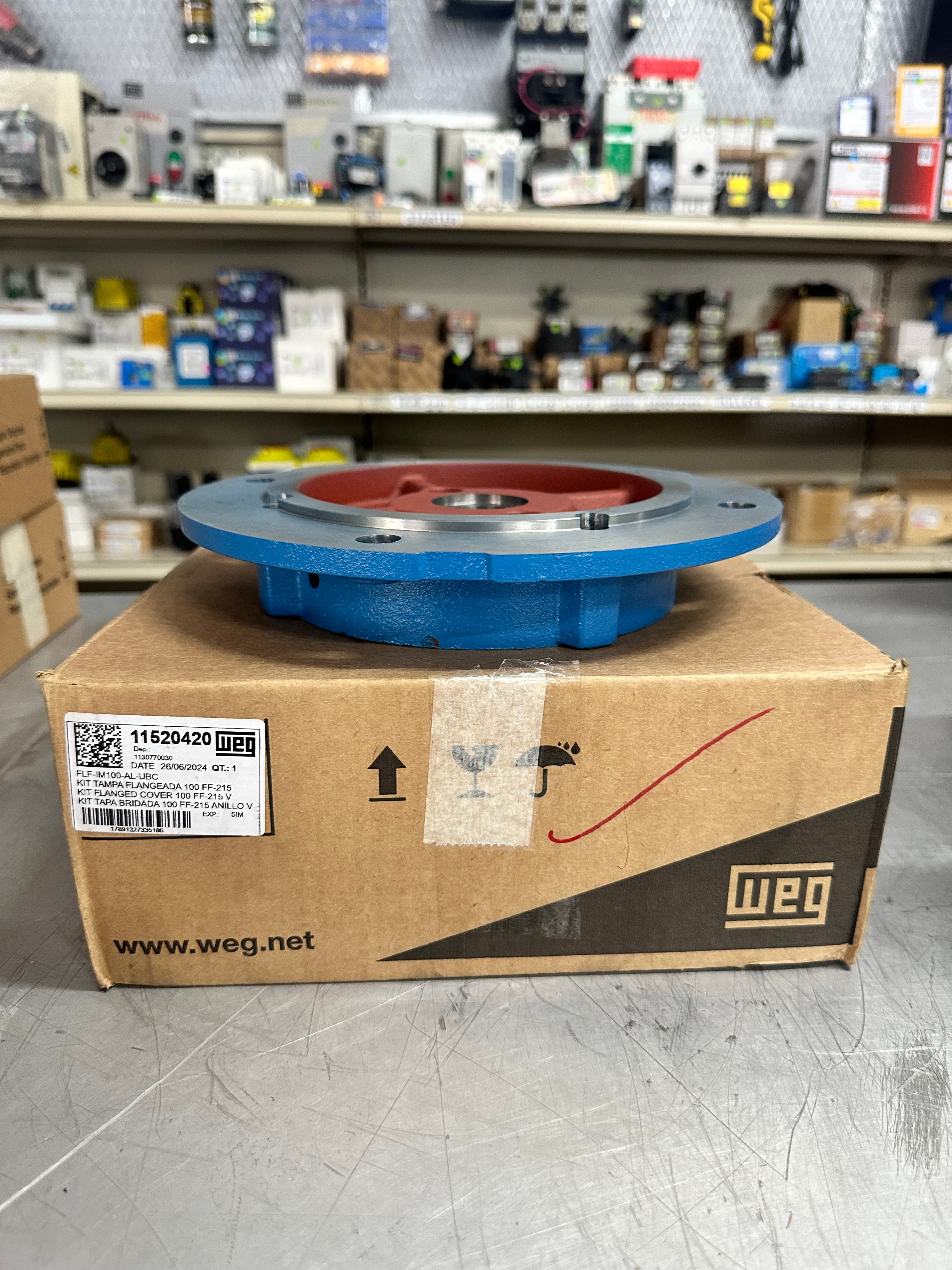 WEG 100 Frame Motor FF Flange Kit W22 (IEC)