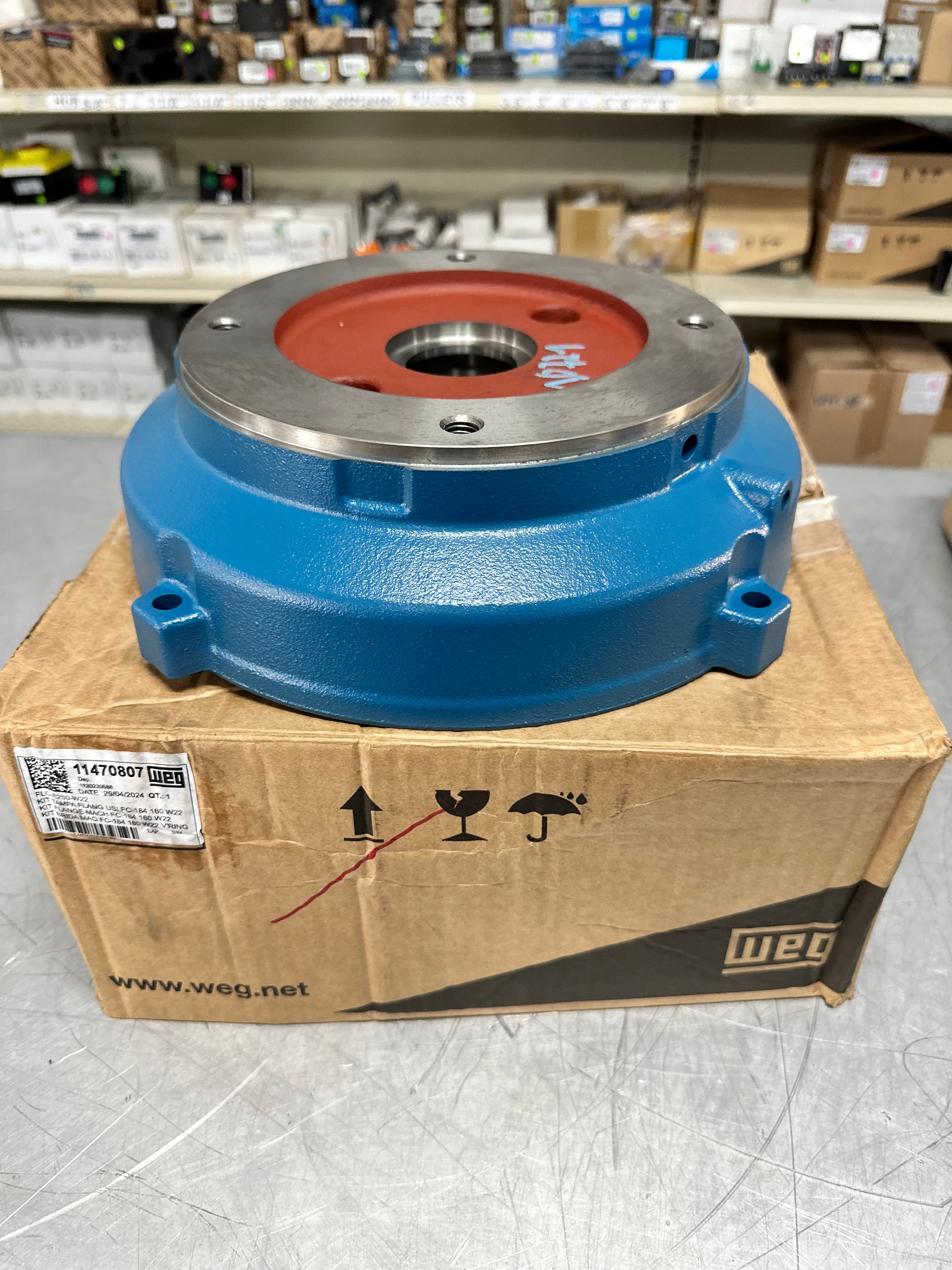 WEG 254T / 256T Frame Motor C-Face Flange Kit W22 (NEMA)