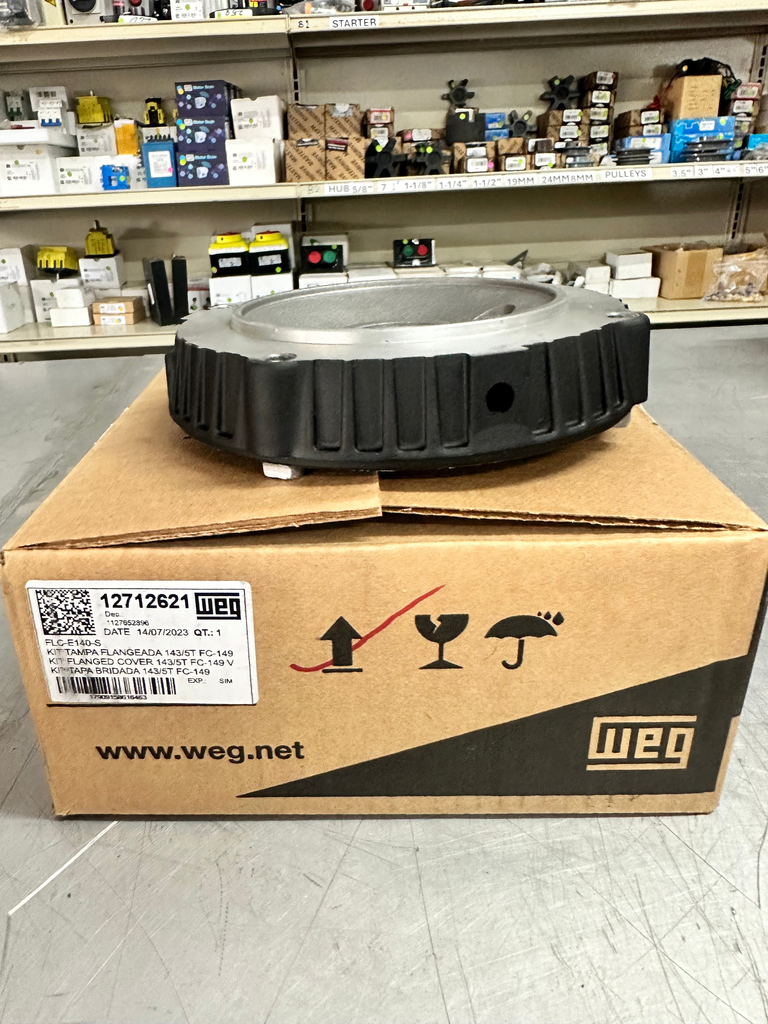 WEG 143T & 145T Frame Motor C-Face Flange Kit W22 (NEMA)