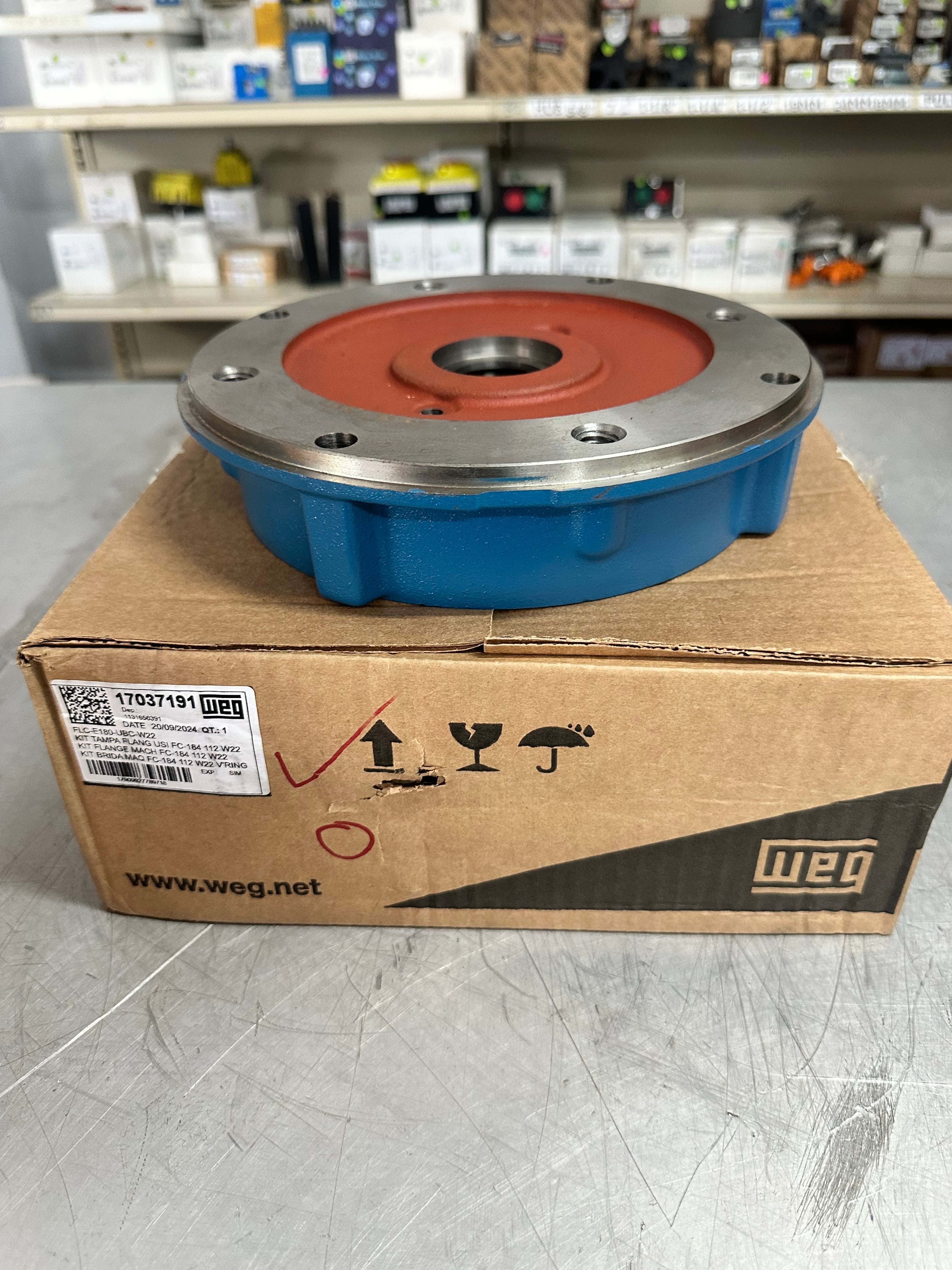 WEG 182T / 184T Frame Motor C-Face Flange Kit W22 (NEMA)