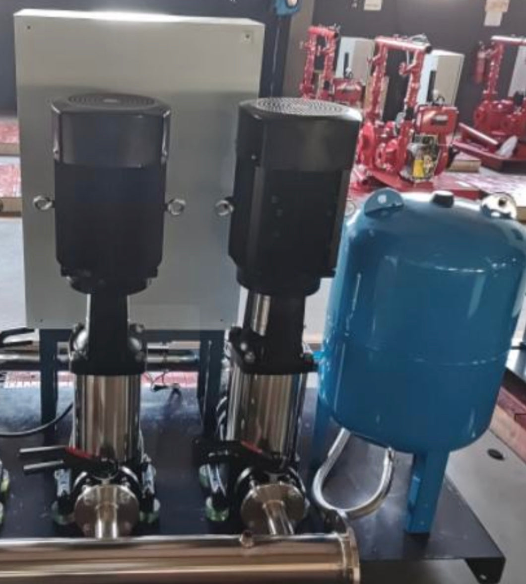 Purity Dual Pump Kit with Pressure Tank & Control Panel (Stainless ste