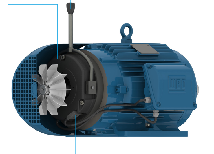 WEG W22 Electromagnetic Brake Replacement for 254/6 Frame